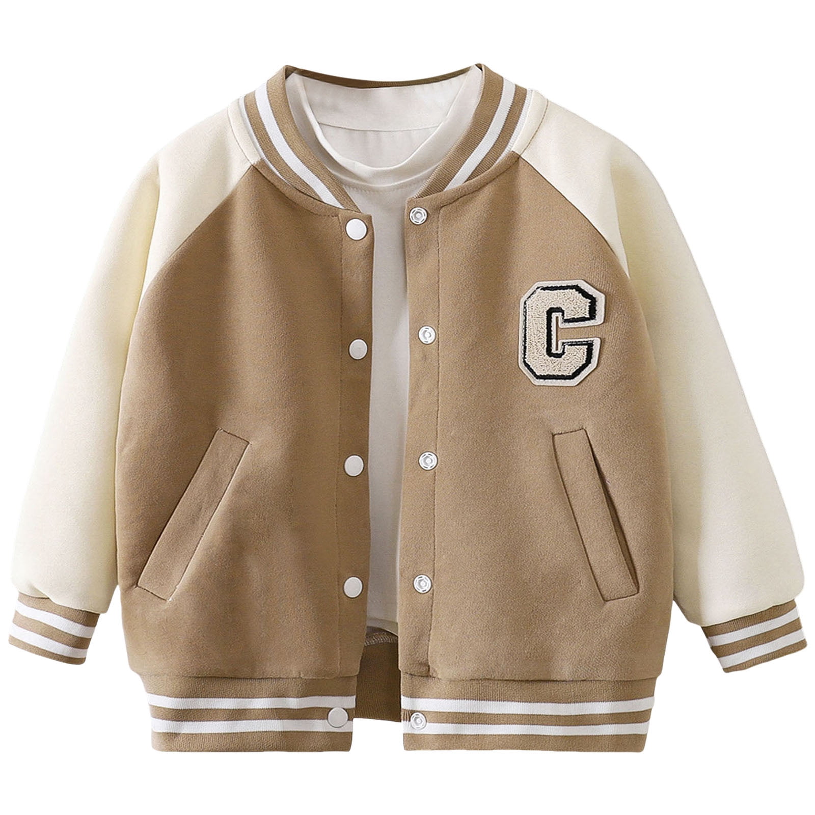 Staki Fall Jacket Toddler Boy Kids Baseball Jackets Boys Fit Varsity ...