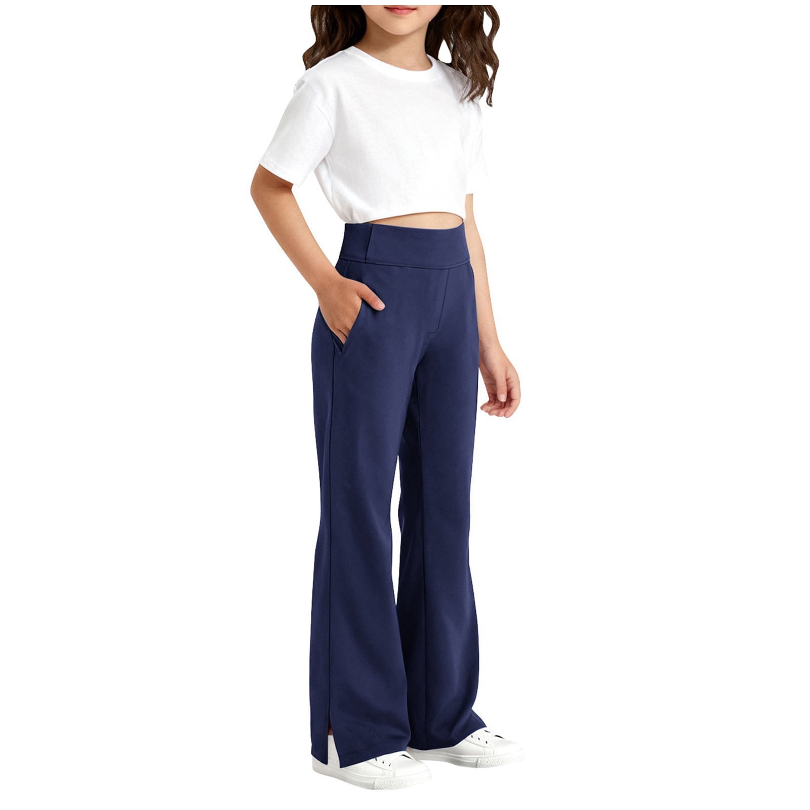 Staki Girls Athletic Leggings Girls' Athletic Leggings Kids Dance ...