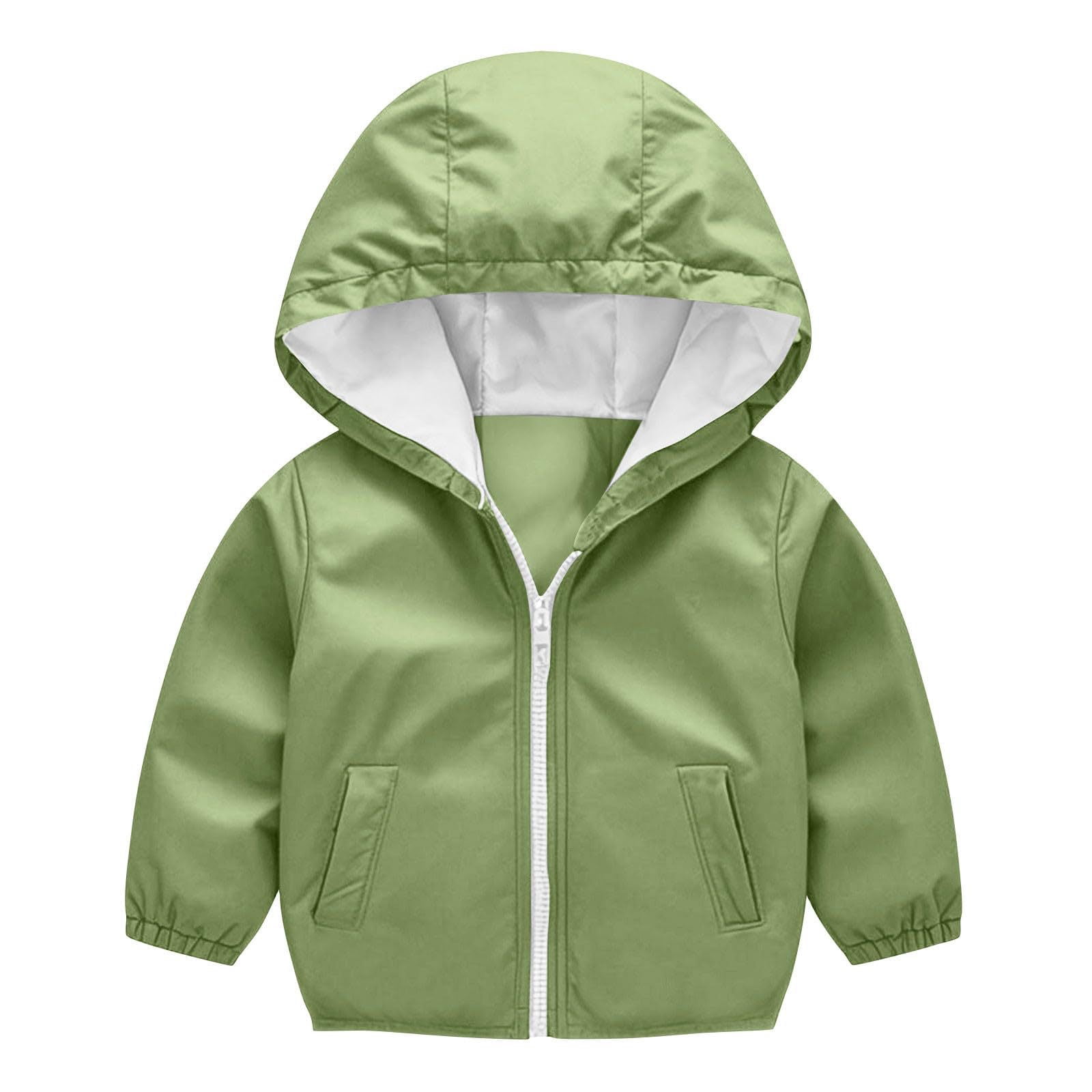 Staki Girls Lightweight Jacket Girls Oversized Leather Jackets Kids Zip ...