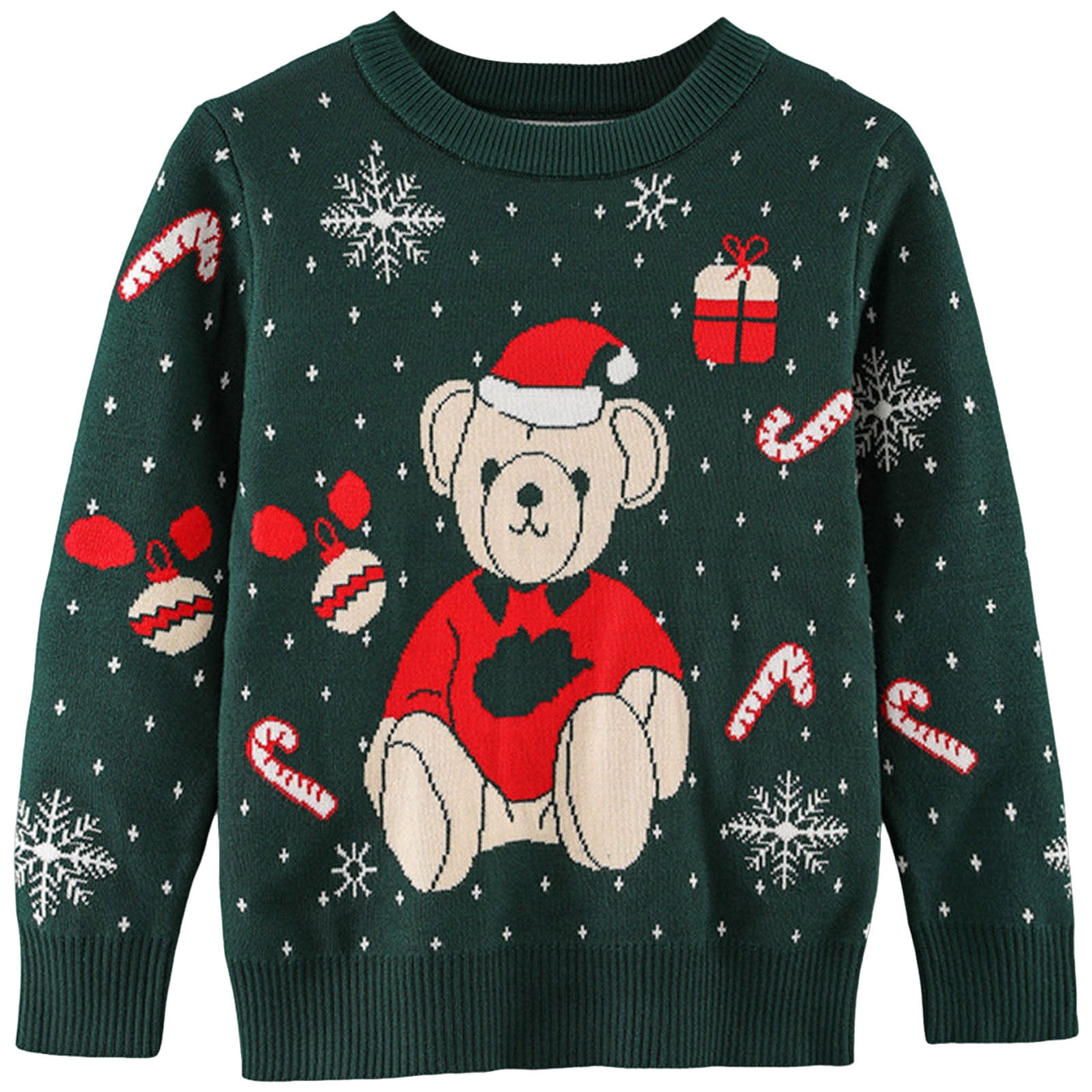 Staki Toddler Long Sleeve Christmas Shirt Boy Toddler Ugly Christmas ...