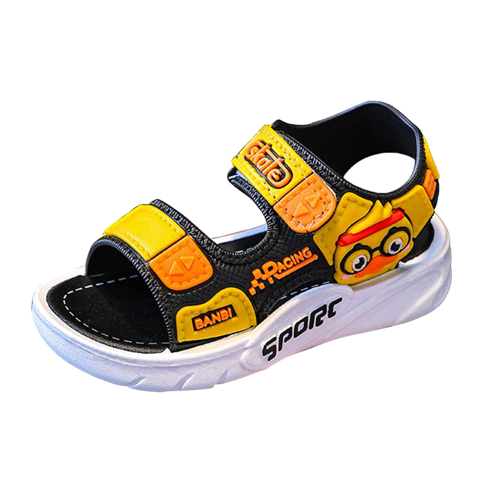 Staki Water Shoes Kids Boys Sandals with Footbed Adjustable Buckle ...
