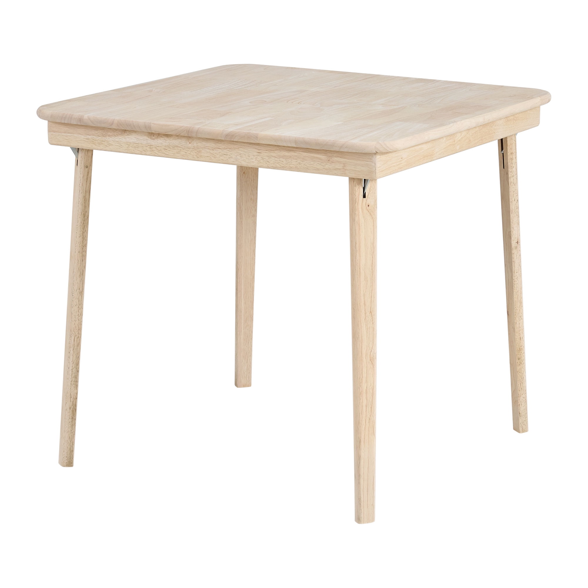 Open Box Stakmore Straight Edge Solid Wood Folding Card Table ...