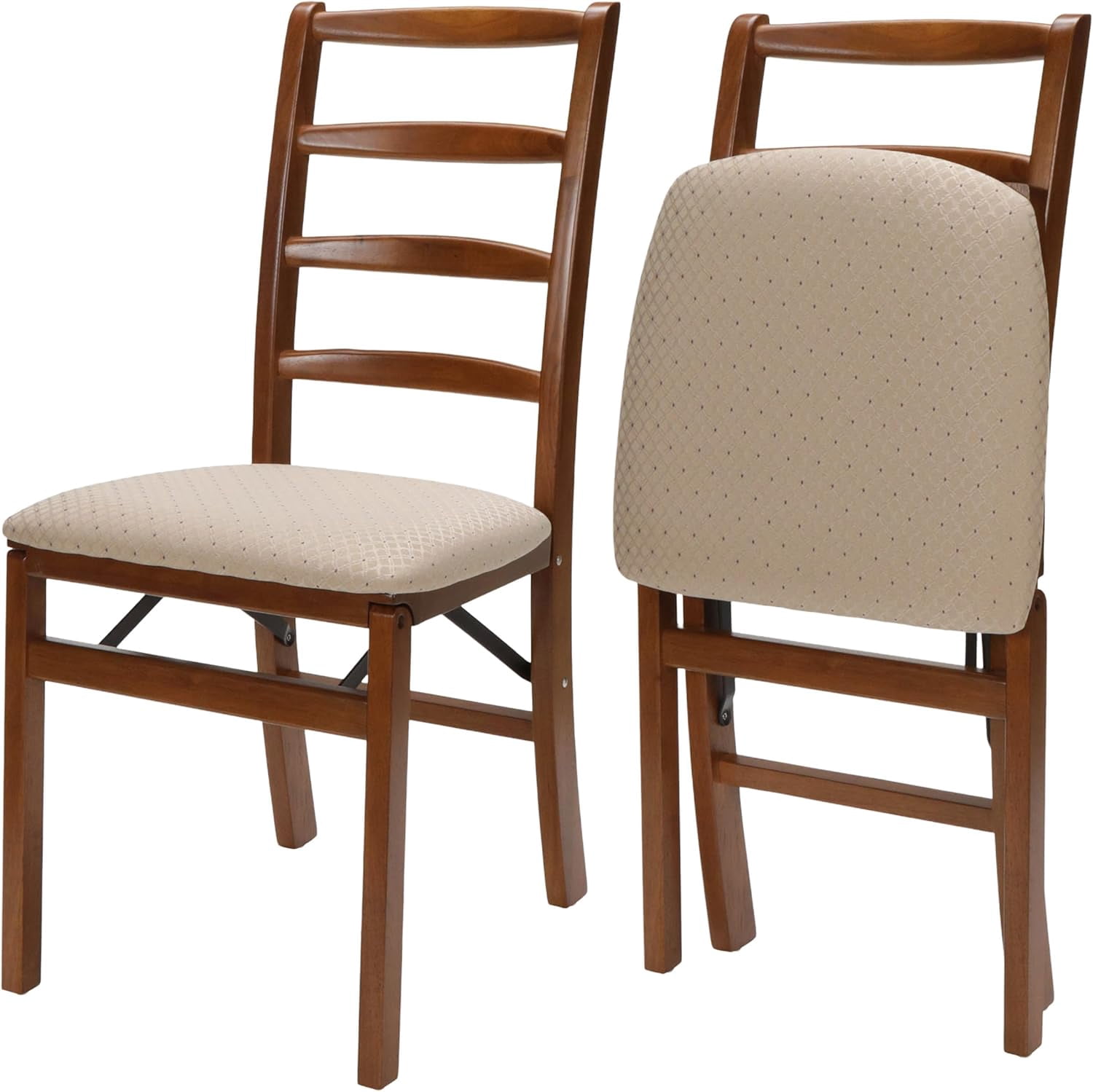 Stakmore Shaker Ladderback Folding Chair Finish, Set of 2, Fruitwood ...