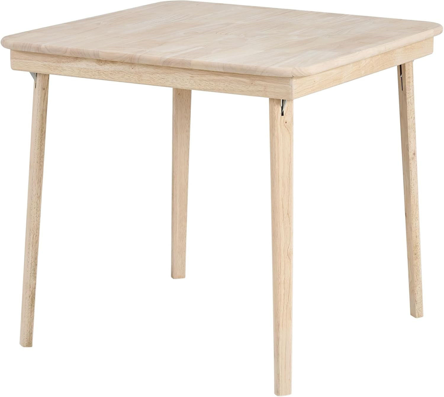 Stakmore Straight Edge Solid Wood Folding Card Table, Folds to Deep 3. ...