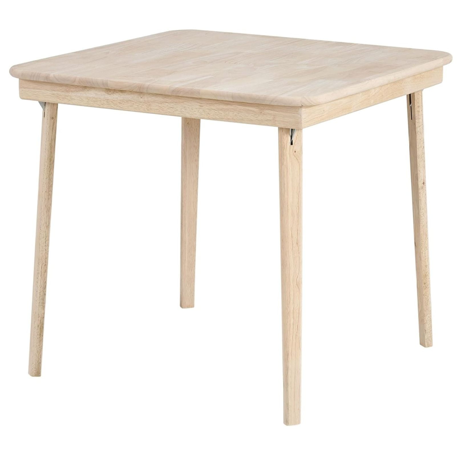 Stakmore Straight Edge Solid Wood Folding Card Table, Folds to Deep 3. ...