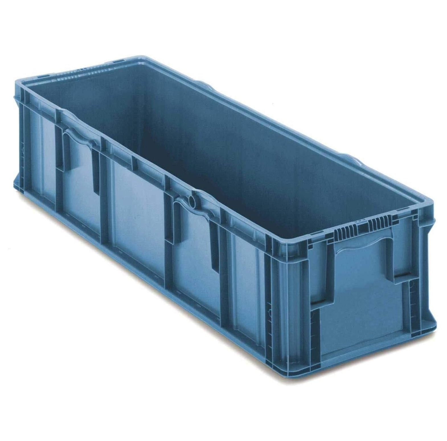 Stakpak Plastic Long Stacking Container, x 15 x 10-3/4, Blue - Walmart.com