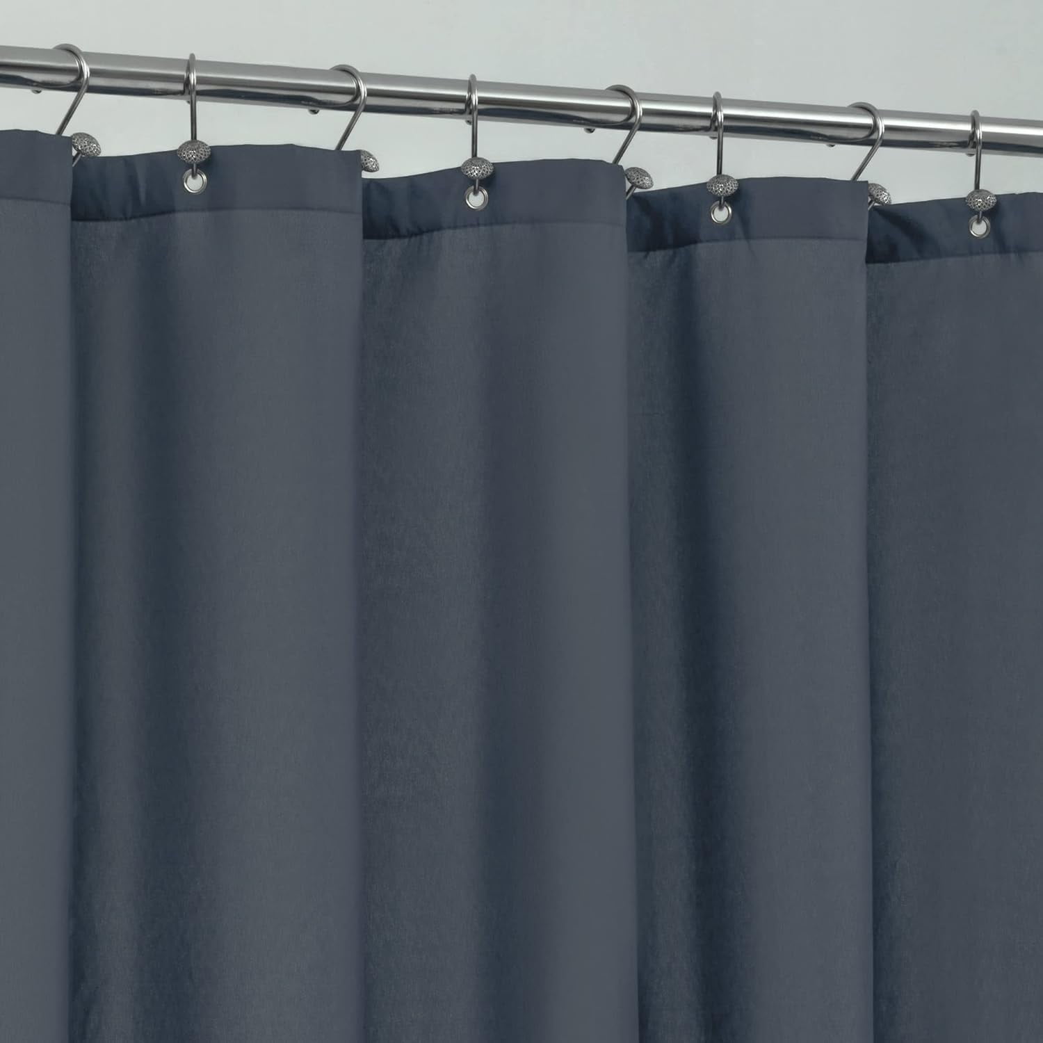 Stall Fabric Shower Curtain Liner Waterproof - Soft & Lightweight Small ...