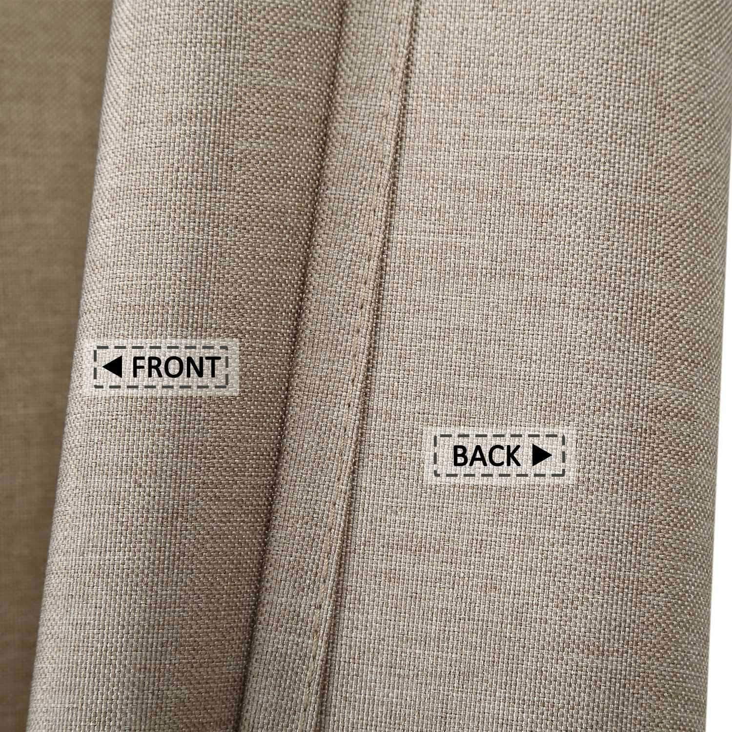 Stall Shower Curtain 40 Inch, Flax Linen Like 240GSM Heavy Weight ...