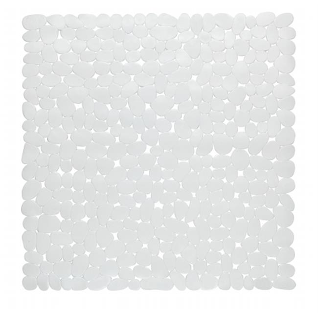 Stall Size"Pebbles" Vinyl Bath Mat in white - Walmart.com