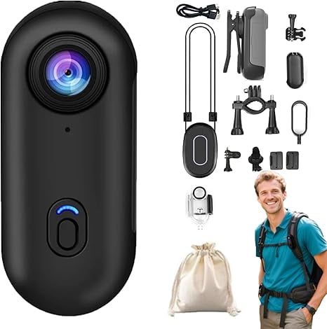 Stallion Frames Body Camera, Stallionframes 4K Mini Handsfree Bodycam ...