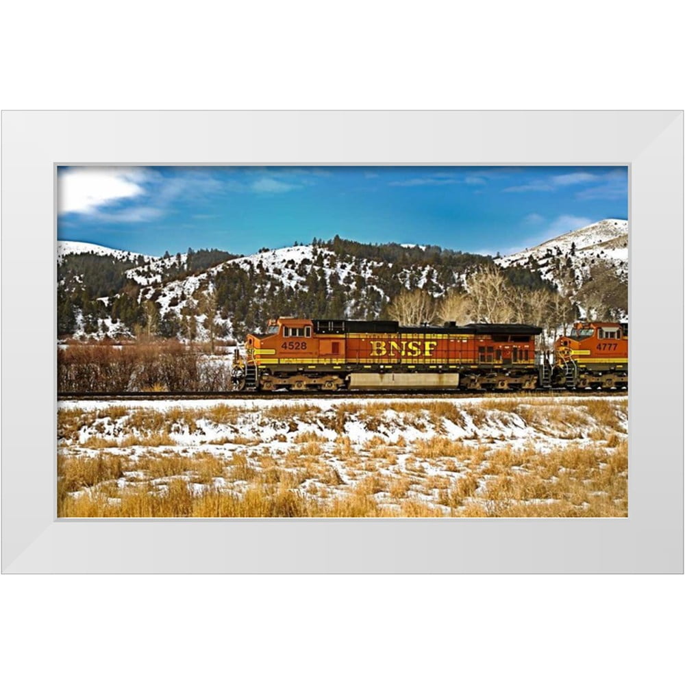 Stalowy, John 32x21 White Modern Wood Framed Museum Art Print Titled ...