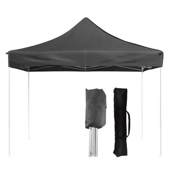 Stalwart 10x10 ft Pop Up Canopy Tent - UPF30 Beach Tent Sun Shelter ...