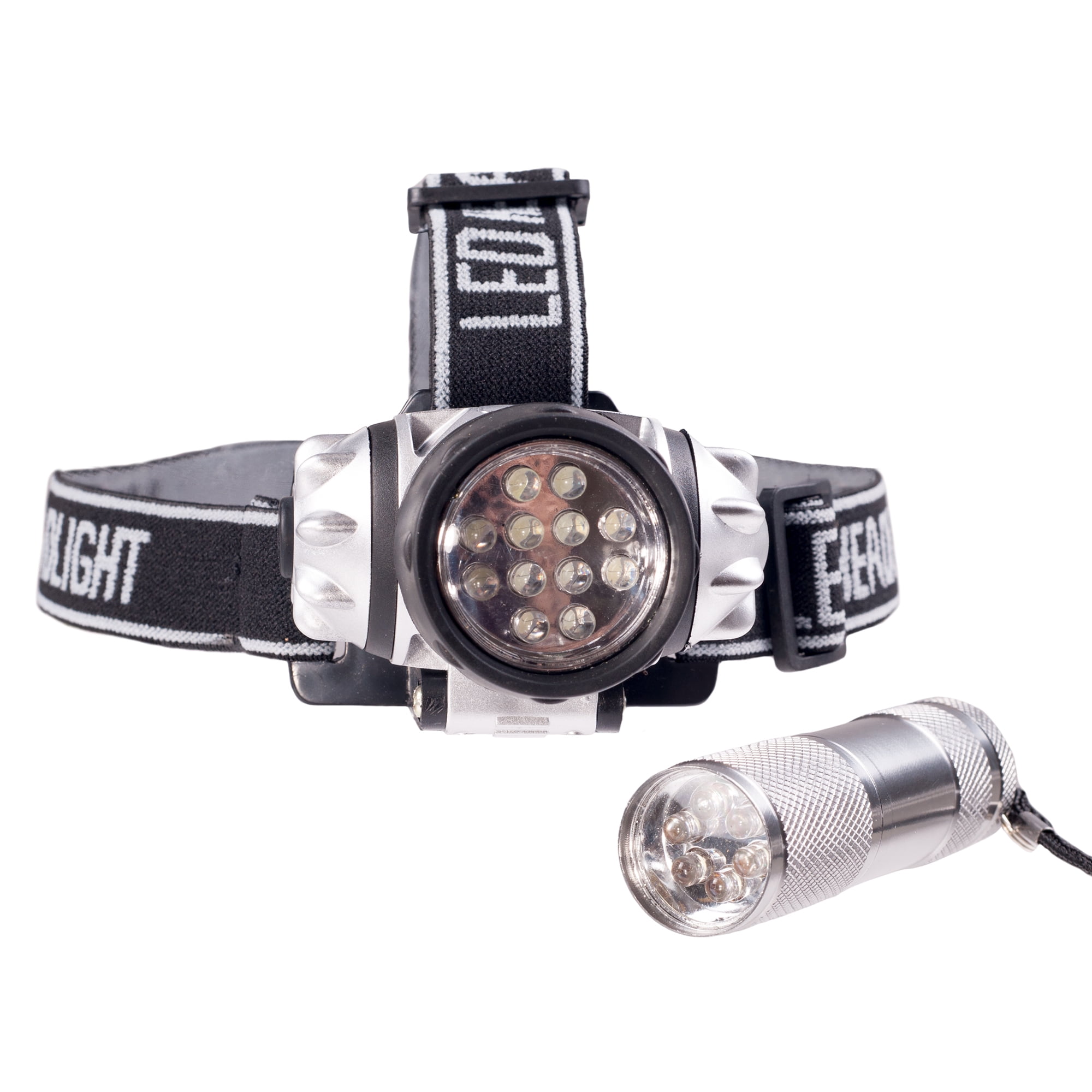 Stalwart LED Headlamp - Ultra Bright 12 LED Flashlight Set - Walmart.com
