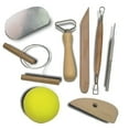 Stalwart 8 Piece Pottery, Clay & Polymer Sculpting Tool Set for Ceramic ...