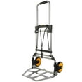 Stalwart Folding Dolly Cart with Collapsible Handle and 330lb Capacity ...