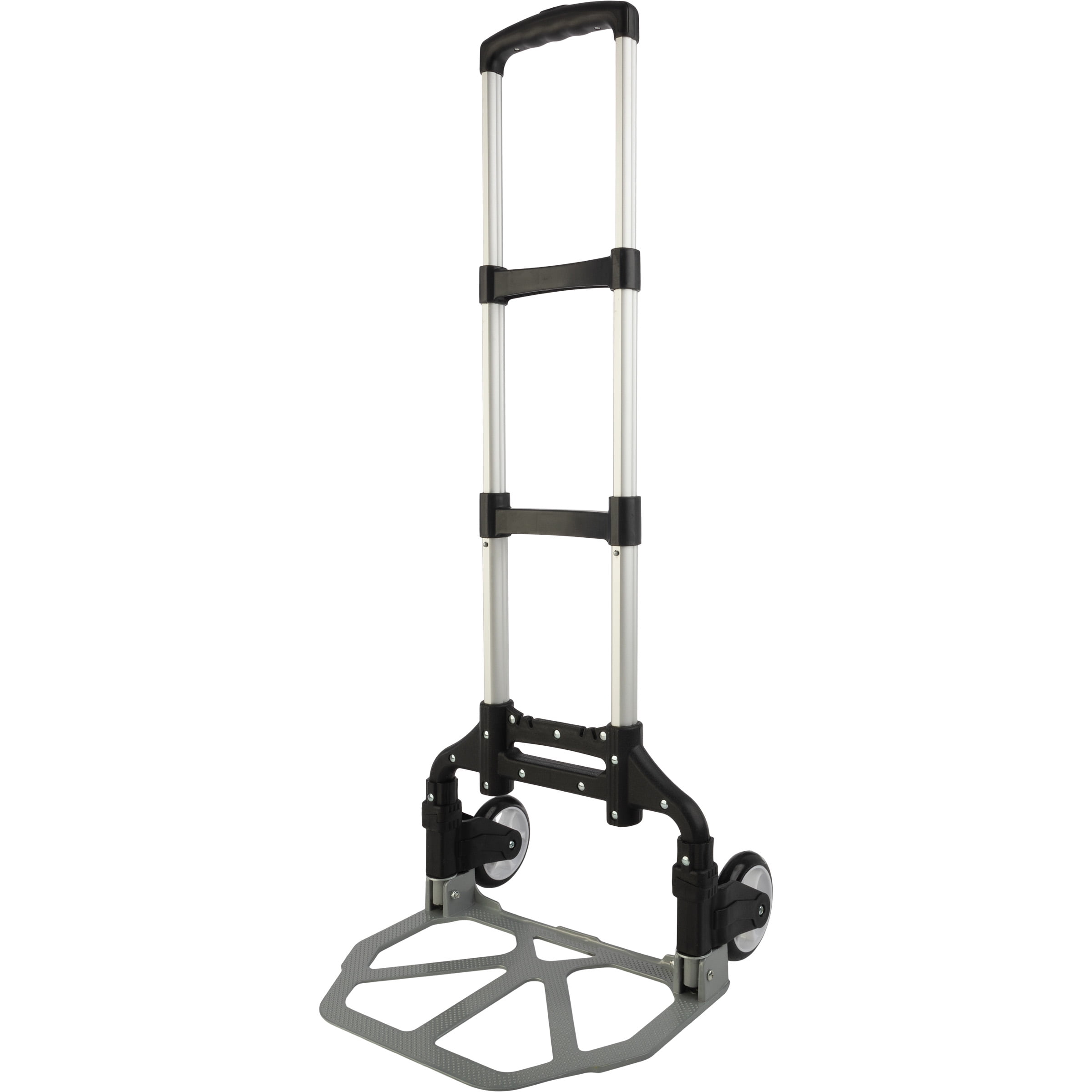 Stalwart Folding Hand Truck Dolly Cart - 154lb Capacity and Telescoping ...