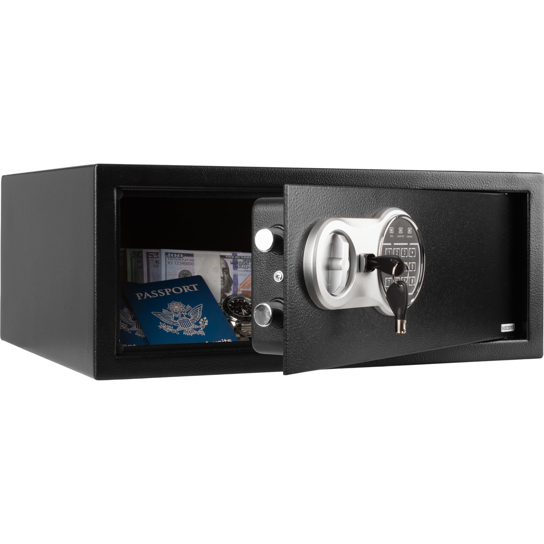 Stalwart Safe Box - Digital Security Box with Keypad and 2 Manual ...