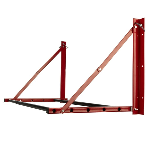 Stalwart Tire Rack - 32 to 50in Adjustable Wall Mounted Tire Storage ...