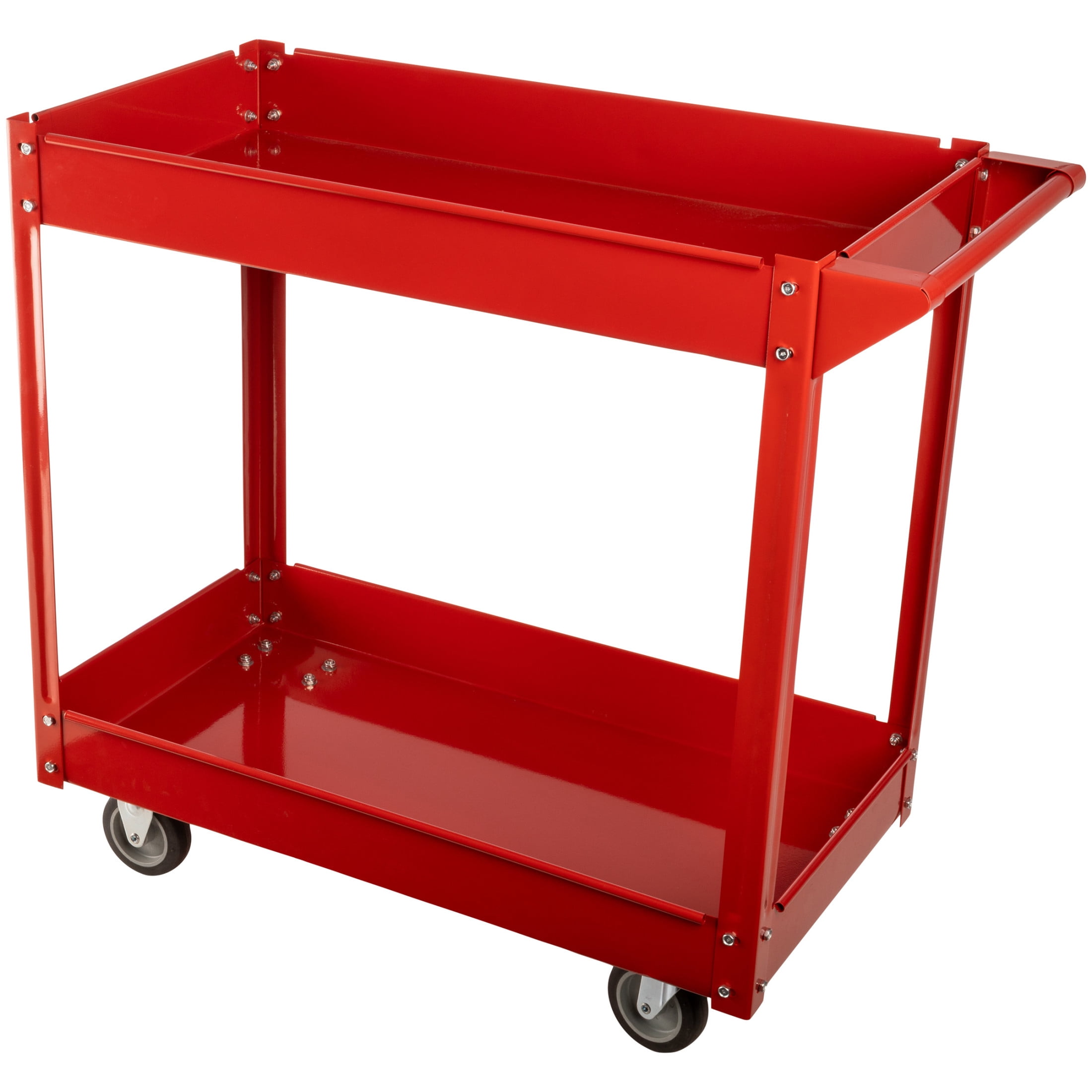Stalwart Tool Cart - 2-Tier 330lb Capacity Utility Cart - Walmart.com