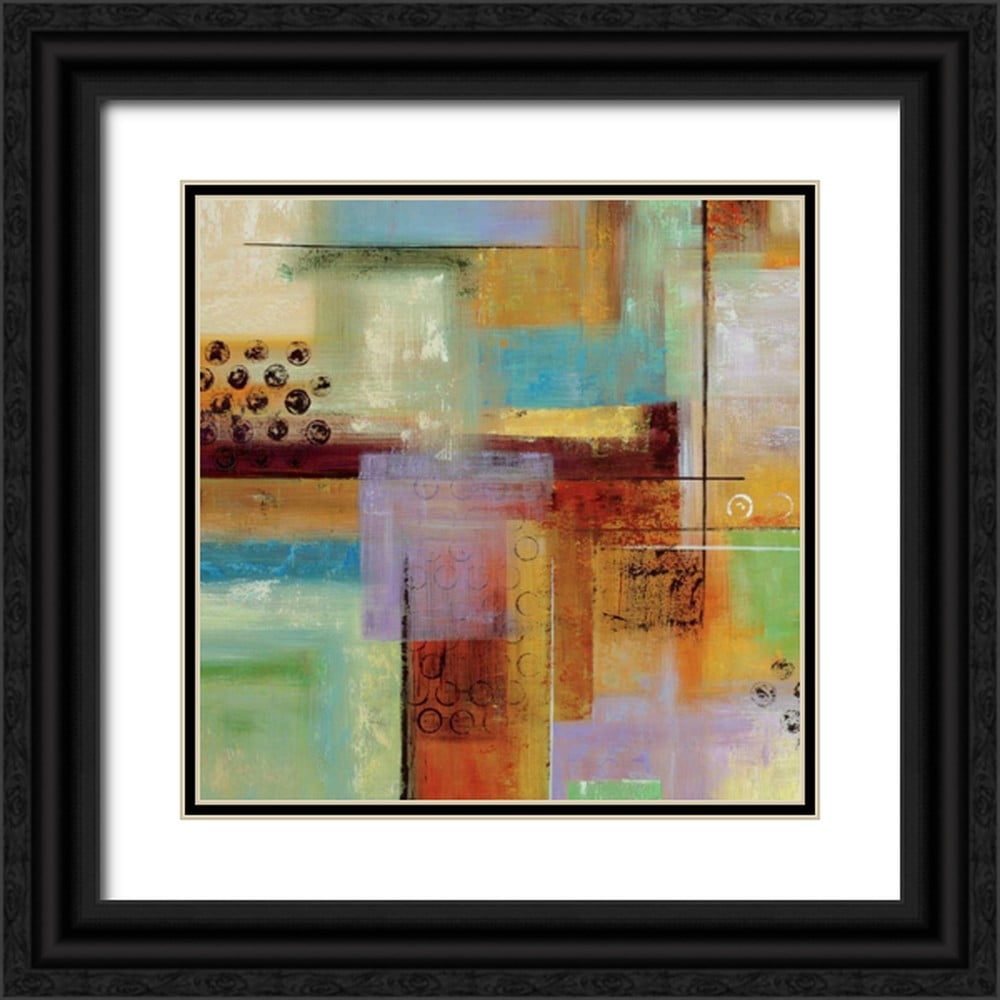 Stamer, Hilda 20x20 Black Ornate Wood Framed with Double Matting Museum ...