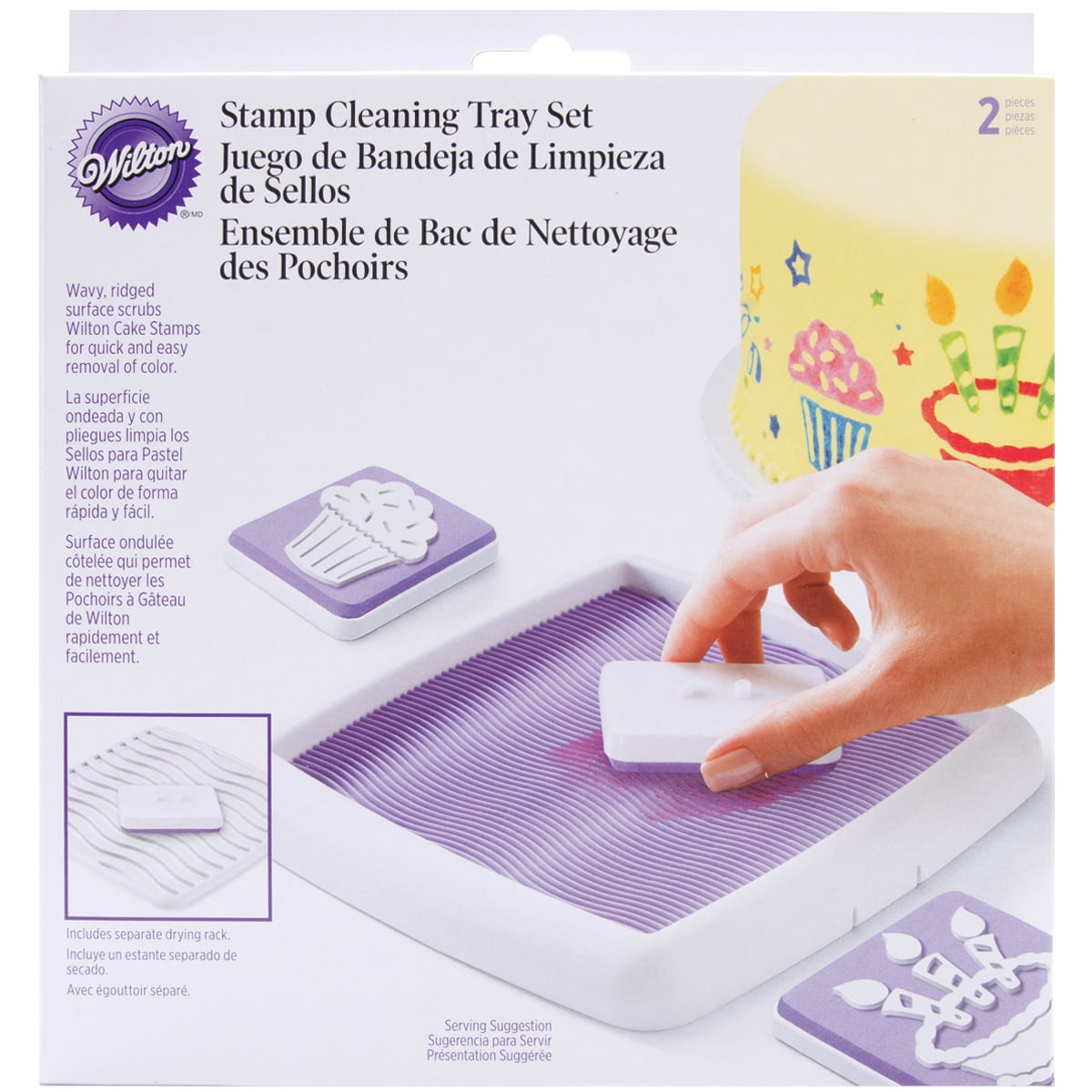 Stamp Cleaning Tray Set 2 Piece- - Walmart.com