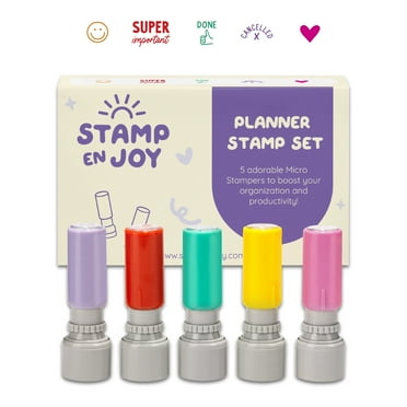WAFJAMF Pack of 6 Sorted Teacher Stamp Teachers Self-Inking Rubber ...