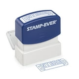Stamp-Ever Pre-Inked Stamper – Entered Message, Blue Ink – Impression ...