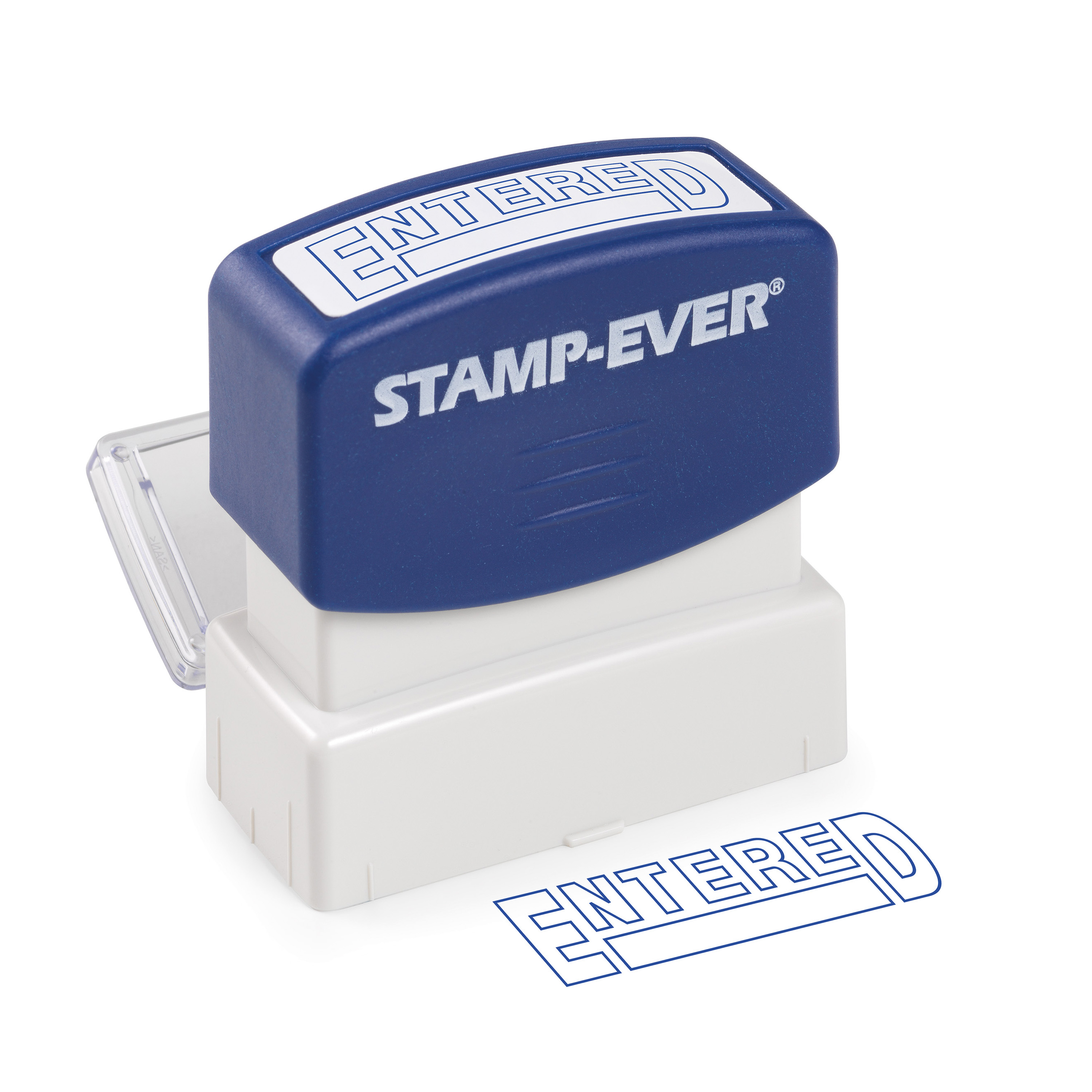 Accustamp2 Pre-Inked Message Stamp, INITIAL HERE , 1/2" x 1-5/8 ...