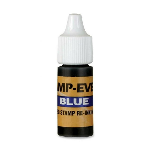 Stamp-Ever USS5029 Blue Pre-inked Stamp Ink Refill, 1 Each, TAA ...