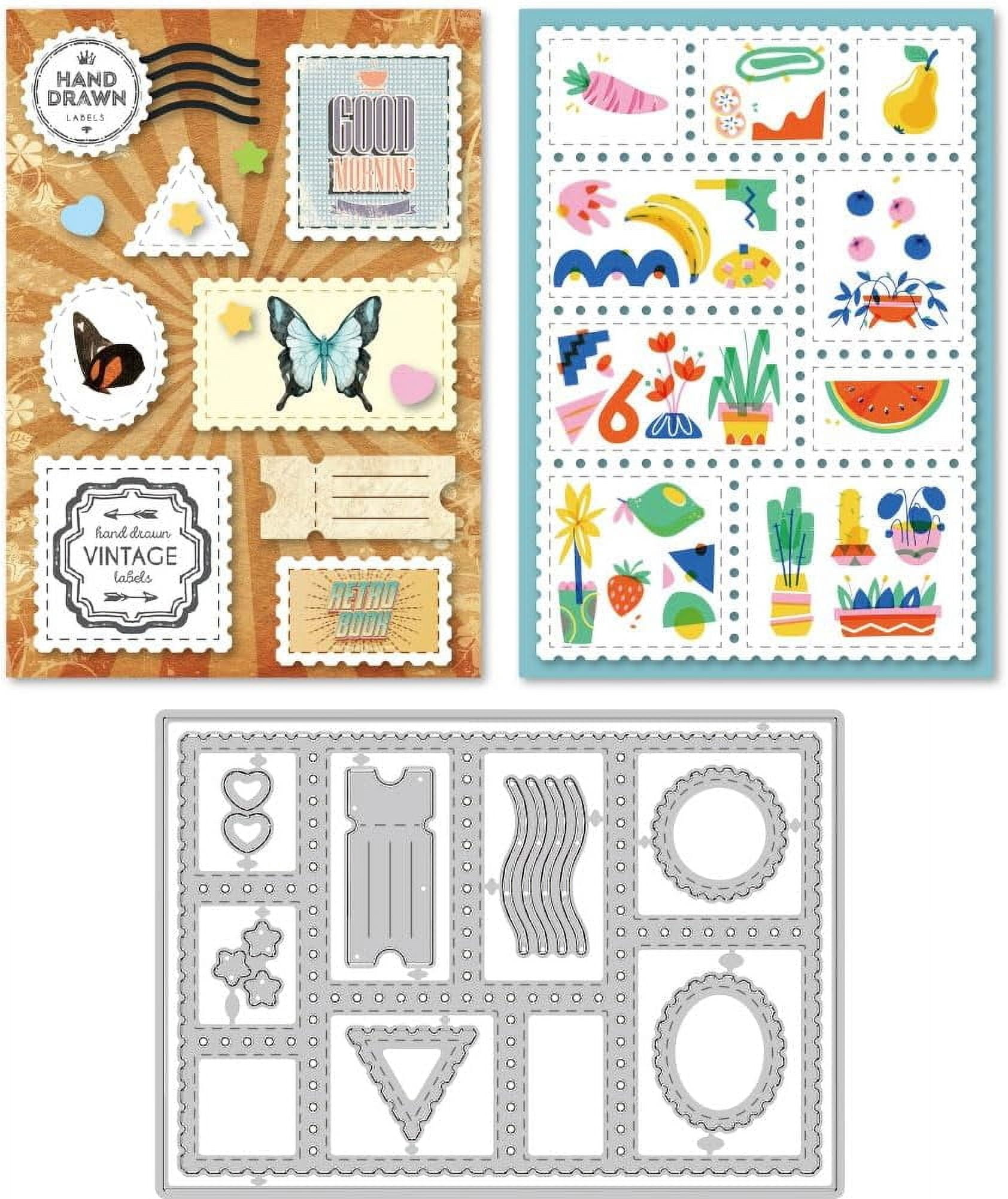 Stamp Frame Die Cuts for Card Making Regular Form Carbon Steel Die Cuts ...