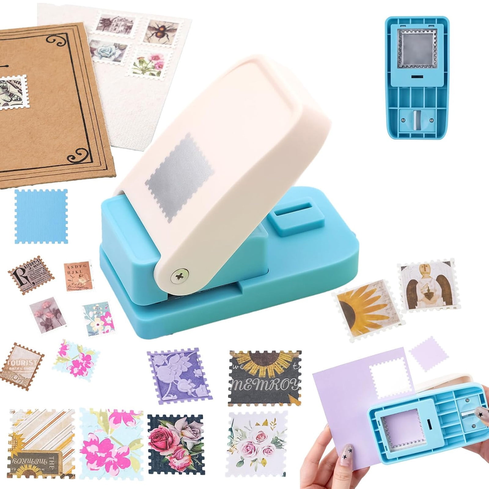 Stamp Puncher Paper Punches For Crafting Hole Puncher For Crafts, Multi ...