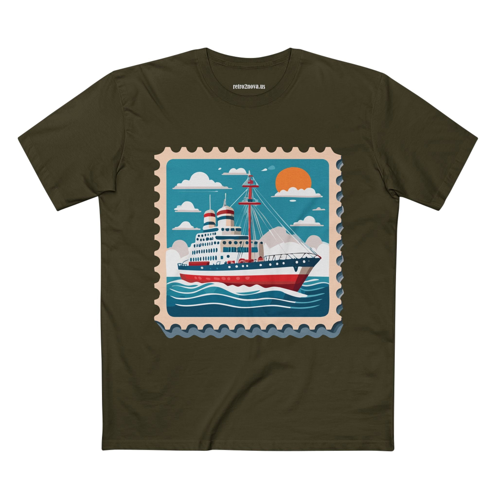 Stamp Shirt, Postage Stamp Shirt - Walmart.com