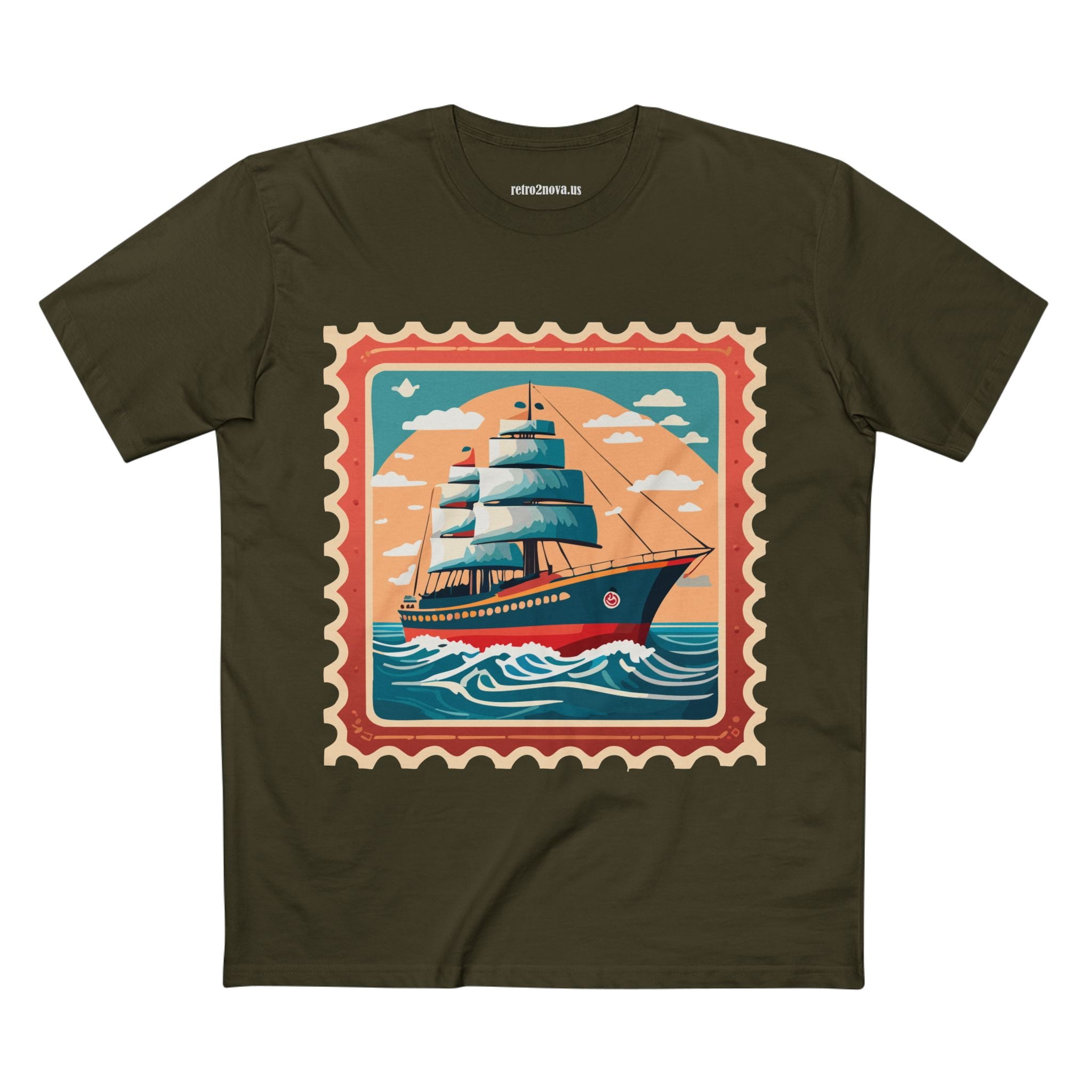 Stamp Shirt, Postage Stamp Shirt - Walmart.com