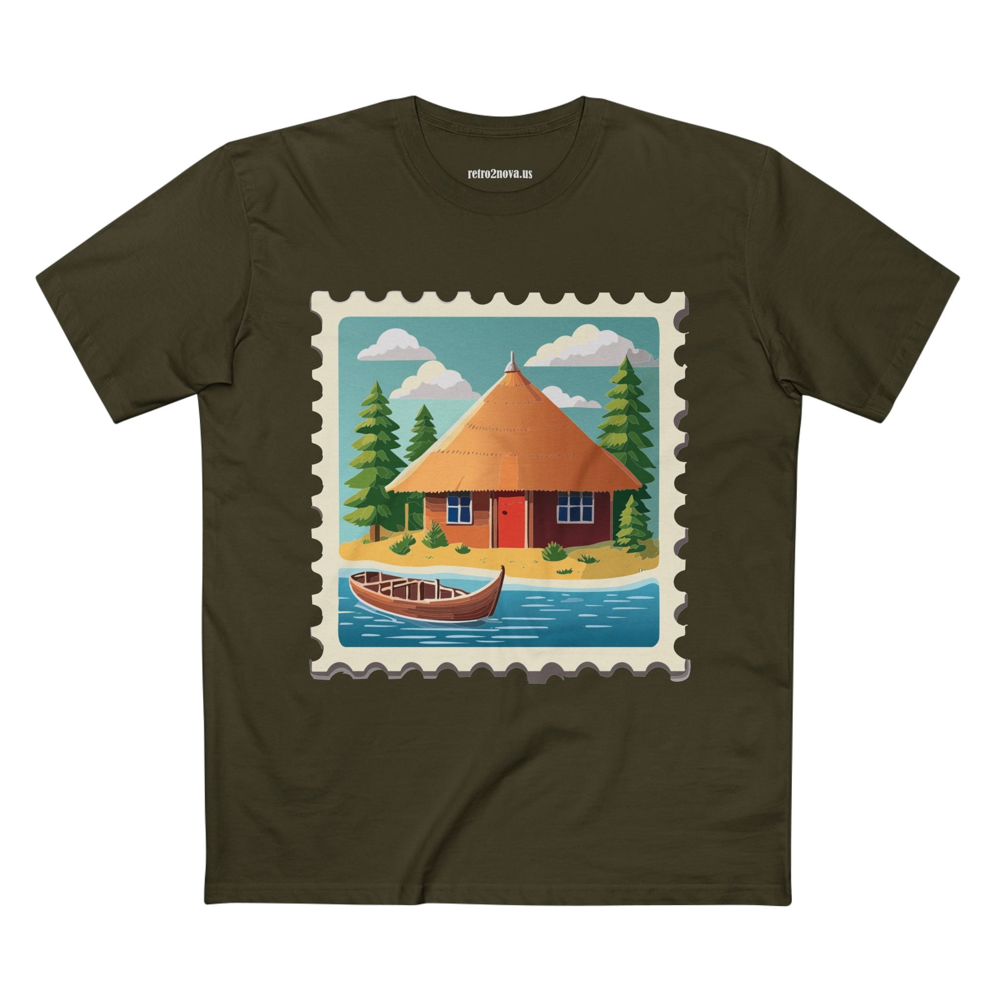 Stamp Shirt, Postage Stamp Shirt - Walmart.com