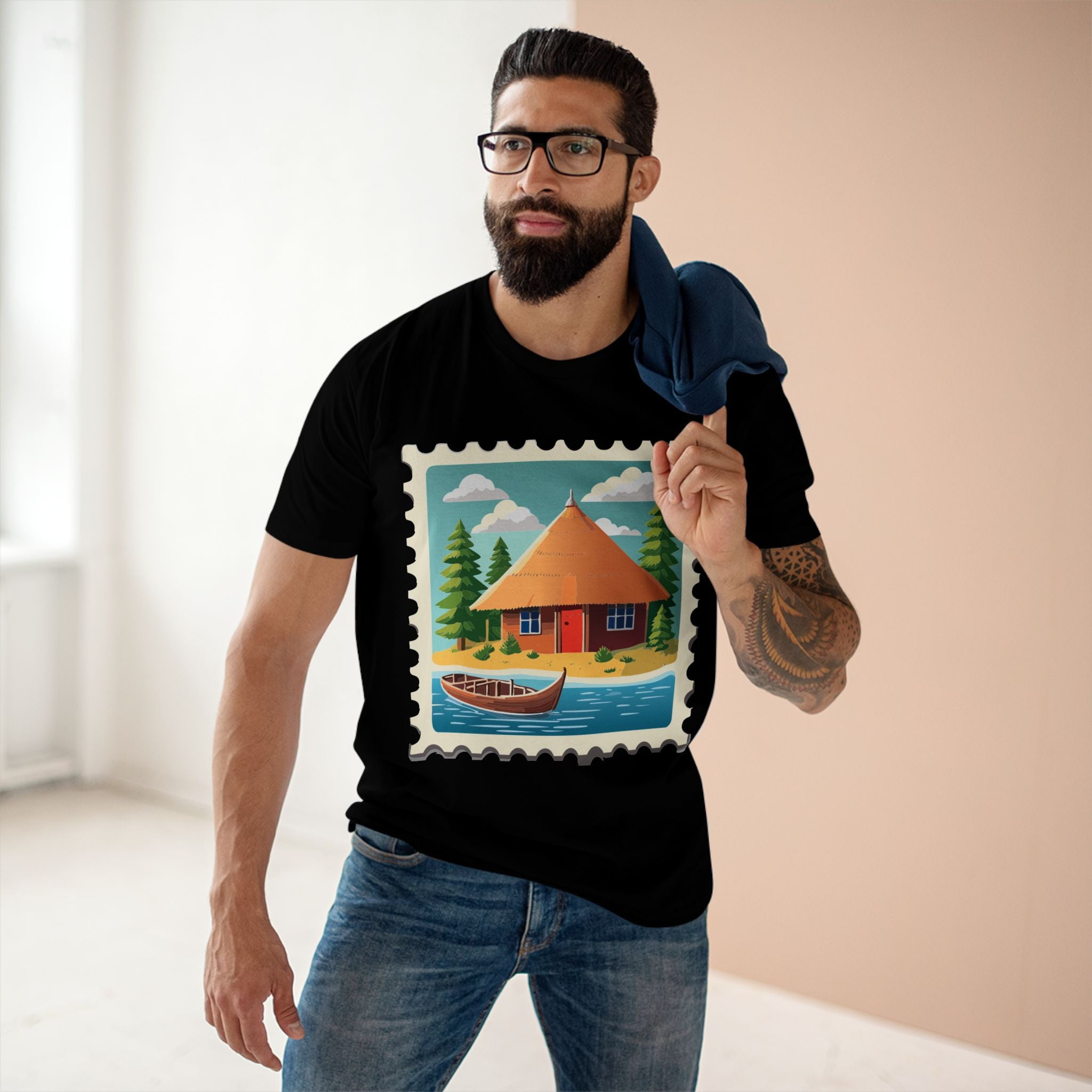 Stamp Shirt, Postage Stamp Shirt - Walmart.com