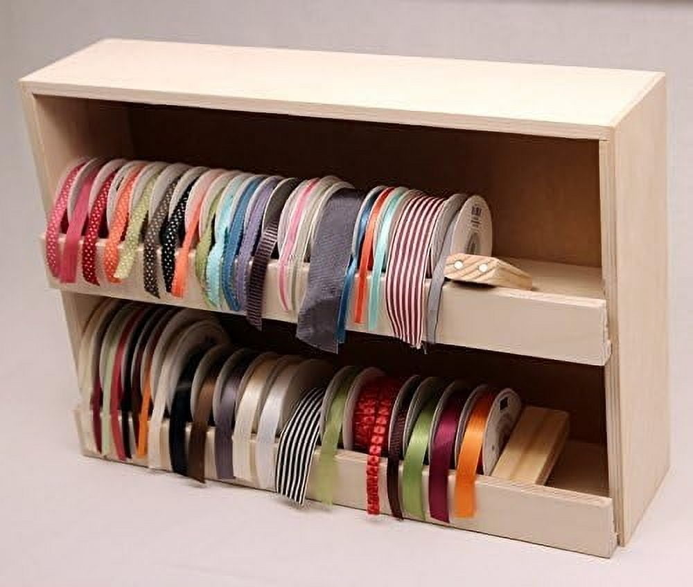 Stamp-n-Storage 20" Ribbon Shelf - Made to Hold Ribbon spools up to 5 ...