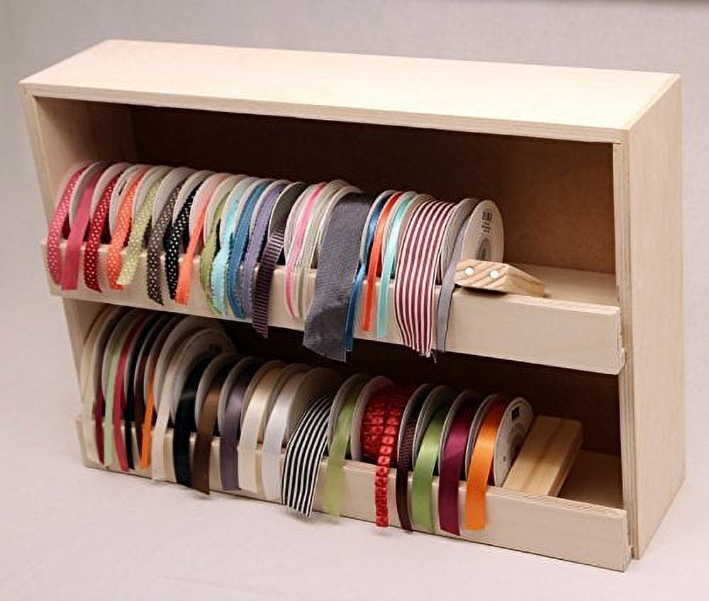 Stamp-n-Storage 20" Ribbon Shelf, Wall Mount - Made to Hold Ribbon ...