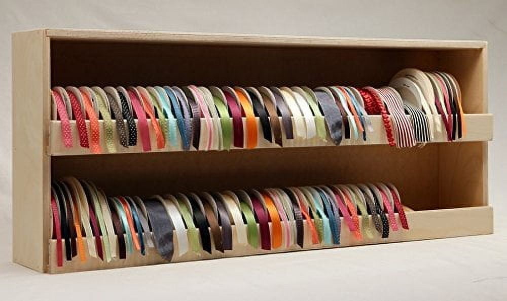 Stamp-n-Storage 33" Ribbon Shelf, Wall Mount - Made to Hold Ribbon ...
