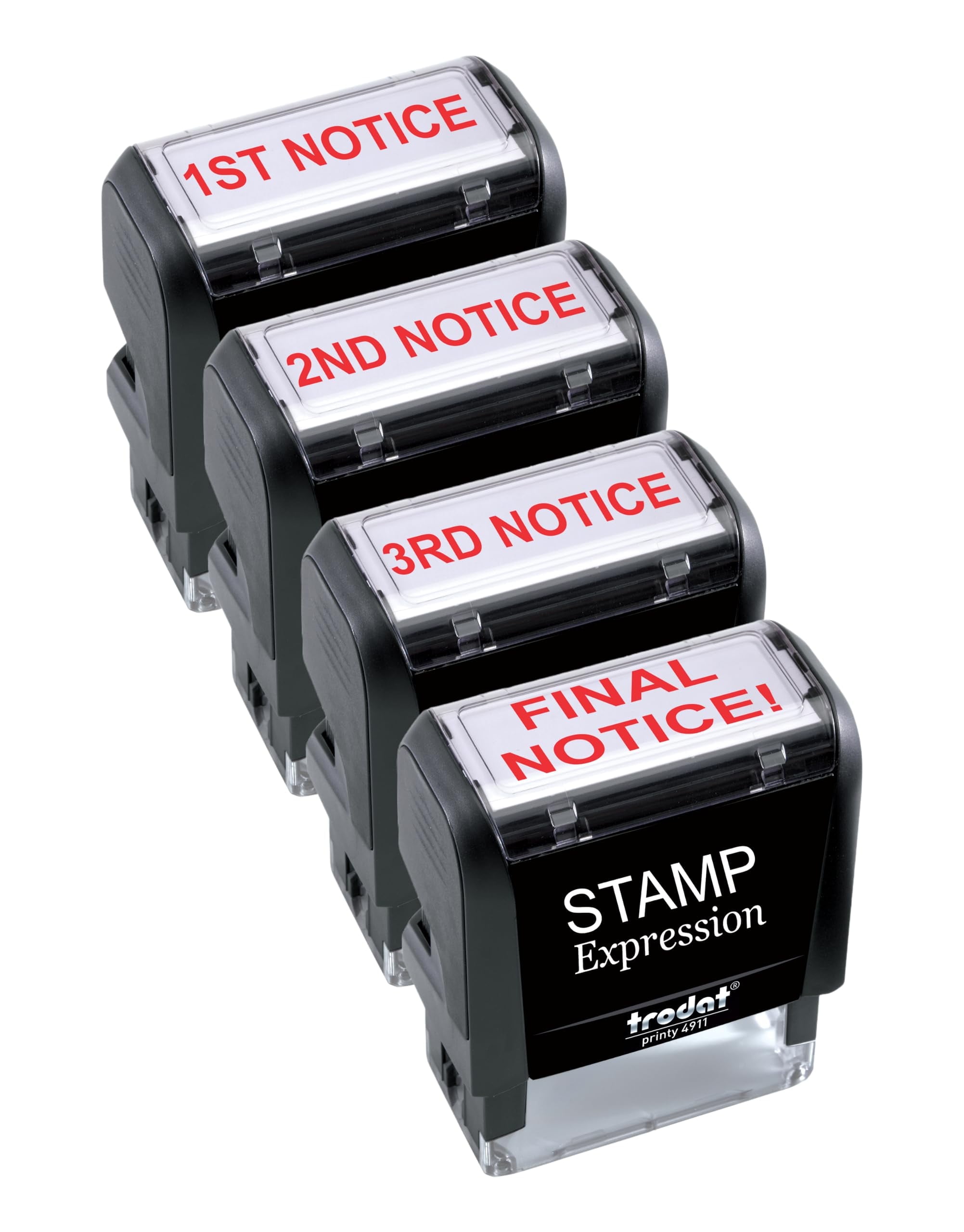 StampExpression - 1st, 2nd, 3rd, Final Notice (Set of 4) Office Self ...