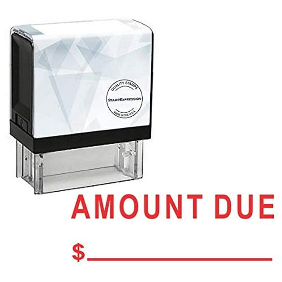StampExpression - Amount Due with Line and Dollar Sign Office Self ...