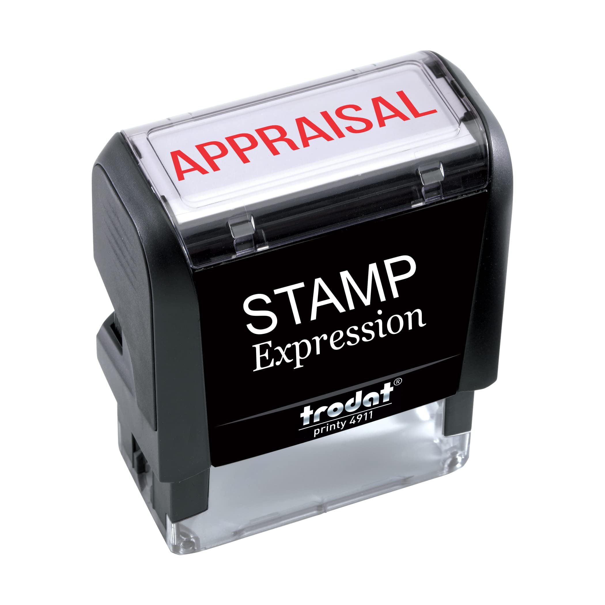 StampExpression - Appraisal Office Self Inking Rubber Stamp - Red Ink ...