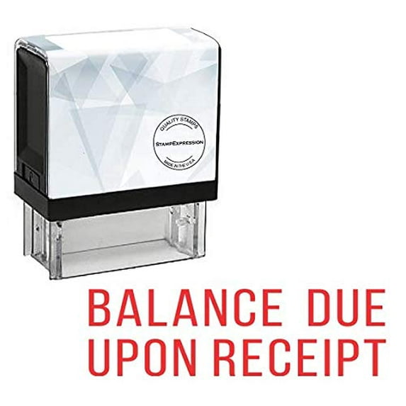StampExpression - Balance Due Upon Receipt Office Self Inking Rubber ...