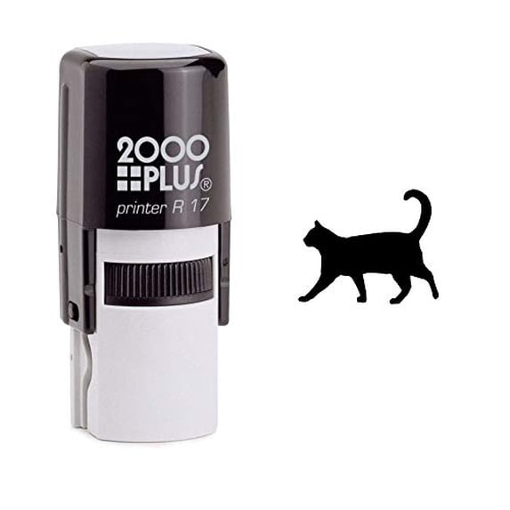 StampExpression - Cat Walk Self Inking Rubber Stamp - Black Ink (W-6663 ...