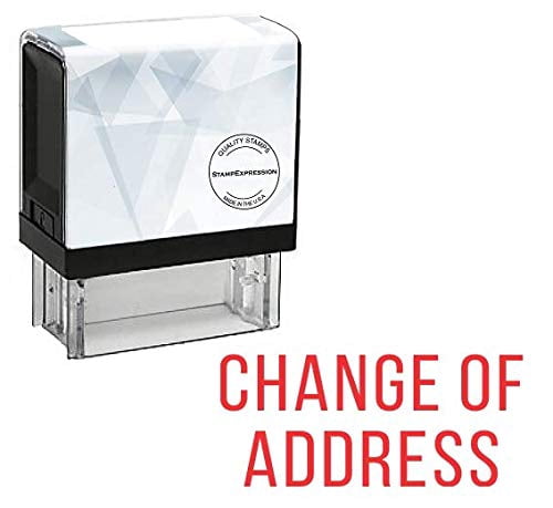 StampExpression - Change of Address Office Self Inking Rubber Stamp ...