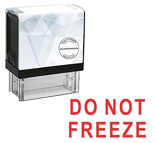 StampExpression - DO NOT Freeze Office Self Inking Rubber Stamp - Red ...
