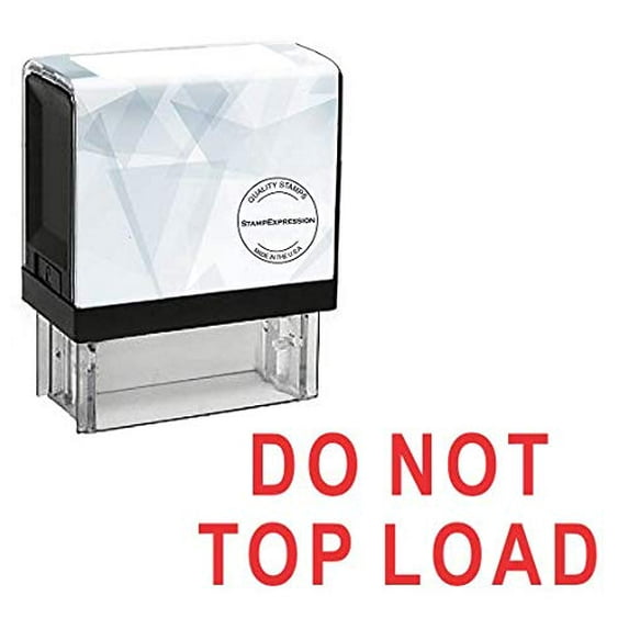 StampExpression - DO NOT TOP Load Office Self Inking Rubber Stamp - Red ...