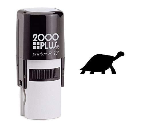 StampExpression - Giant Tortoise Self Inking Rubber Stamp - Black Ink ...