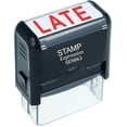 StampExpression - Late Office Self Inking Rubber Stamp - Red Ink (A ...