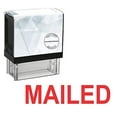 StampExpression - MAILED Office Self Inking Rubber Stamp - Red Ink (A ...