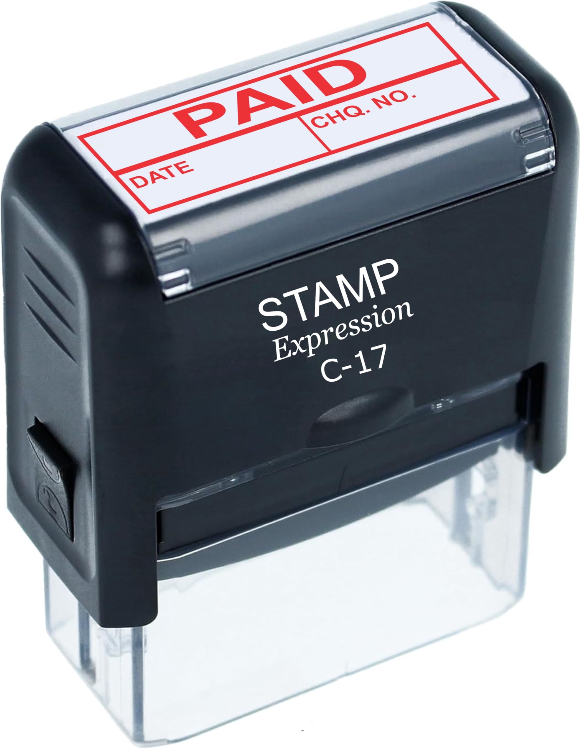 StampExpression Paid Date & Check Number Rubber Stamp, A-5811 - Walmart.com